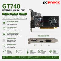 China PCWINMAX GeForce GT 740 4GB GDDR3 128Bit Single Fan Gaming Graphics Card GPU for sale