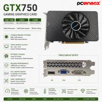 China PCWINMAX GTX 750 4GB GDDR5 128Bit Graphics Card PCIe x16 DP HD DVI Output for sale