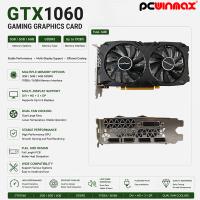 China PCWINMAX OEM GeForce GTX 1060 5GB GDDR5 160bit Gaming Graphics Card Dual Fans for sale