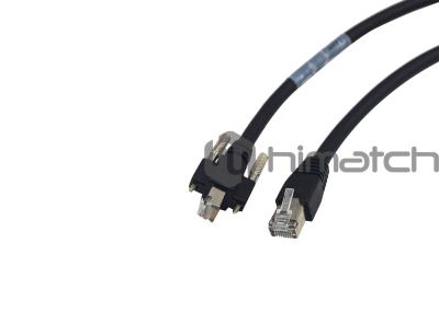 China Category 6 Ethernet Cable , RJ45 To RJ45 Cable PUR Durable Oil Resistance for sale