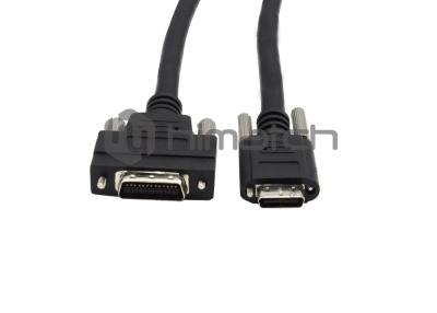 China Standard Camera Link Cable MDR / SDR 5 Meters With Molding Black Color for sale