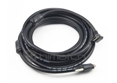 China Full Double Shield SDR 26 Cable  Right Angle Up / Down Mini camera Cable 10 Meters for sale