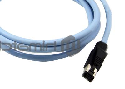 China Fieldbus Industrial Ethernet Cable M12 8pin Connector to RJ45 A Code Devicenet Canopen for sale