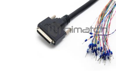 China Angle Entry PVC 28AWG SCSI Data Cable MDR Male To MDR 50 Pin for sale