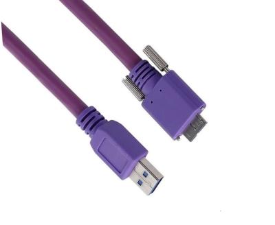China A Male to Micro B Male Thumbscrew Locking USB3 Vision Cable 5M for sale