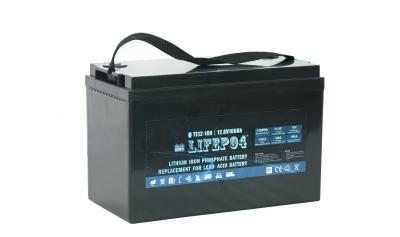 China 12V 75AH Portable LiFePO4 Battery with 960WH Capacity and 3000+ Cycle Life for Backup Power Systems for sale
