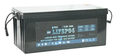 China QIYUAN TE12 12V 100Ah LiFePO4 UPS Battery with 4000 Cycles and -20-50°C Temperature Range for sale