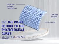 China OEM Logo WOOWAVE Pillow for Neck Muscle Back Stretcher and Lower Back Pain Relief for sale