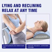 China OEM Logo WOOWAVE Pillow for Neck Muscle Back Stretcher and Lower Back Pain Relief for sale