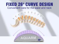 China Woowave Purple Lower Back Stretcher for Massage TPE Pillow Say Goodbye to Back Pain for sale