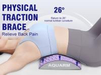 China Woowave Purple Lower Back Stretcher for Massage TPE Pillow Say Goodbye to Back Pain for sale