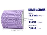 China Woowave Purple Lower Back Stretcher for Massage TPE Pillow Say Goodbye to Back Pain for sale