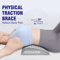 China TPE Arch Lumbar Spine Lower Pillow Soft Stretcher for Relief of Back and Neck Pain for sale