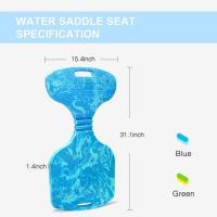 China Pool Swimming Floating Seats BLUE 31.1*15.4*1.4'' EVA Foam Saddle for Adults and Kids for sale