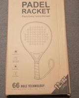 China Paddle shape Round Shape Woowave Design OEM Carbon Fiber Padel Racket for Sports for sale