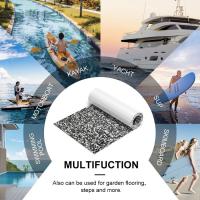 China Boat Yacht Synthetic Decking Living Room Custom Marine Grade EVA Foam Faux Teak Sheet for sale