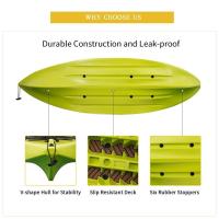 China LLDPE Material Single Fishing Kayak for Family Entertainment Load Capacity 130kgs/287lbs for sale