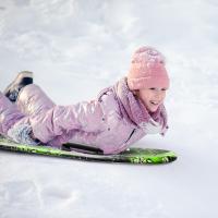 China PE Core 36 inch Foam Snow Sled for Kids Lightweight and 1.18lbs Board Weight for sale