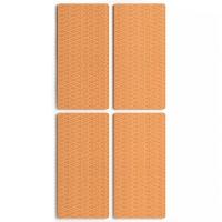 China WOOWAVE 4 Pack Non-Slip Traction Pad EVA Anti-Slip Foam Pads Deck Grip Mat with 3M Adhesive Brown for sale