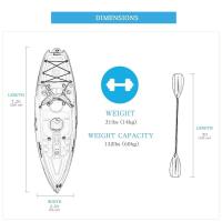 China Kayak Pesca Canoe Kayak Canoe Boat Fishing Amusement Leisure with Standard Features for sale
