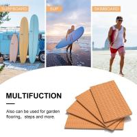 China WOOWAVE 4 Pack Non-Slip Traction Pad EVA Anti-Slip Foam Pads Deck Grip Mat with 3M Adhesive Brown for sale