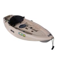 China Rotomolded Fishing Kayak with Pedals and Bubble Film Plastic Bag Package NO Inflatable for sale