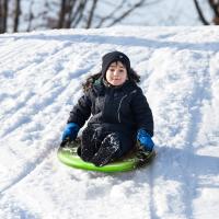 China 53cm Lightweight Kids Skiing Customized Cartoon Design with PE Core for sale