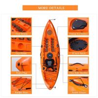 China WOOWAVE Canoe Kayak Vibrant Colors and Leash Included in Standard Features for sale