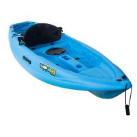 China 1 Paddler WOOWAVE Polyethylene Kayak Boat with Kayak Seats Bubble Film Plastic Bag for sale