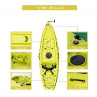 China 2.1-3m Length Rotomolded Kayak Manufactured by WOOWAVE LLDPE/HDPE Material for sale