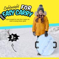 China Soft Foam Snow Sled Woowave Custom 21 Inch Outdoor Snow Scooter for Children for sale