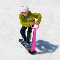 China Children's Kick Snowboard Scooter with Foldable Design and Plastic Material for sale