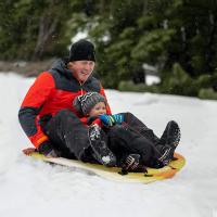 China Experience the Joy of Snow with Woowave Lightweight PE Core Foam Sled Kids Snowboard for sale
