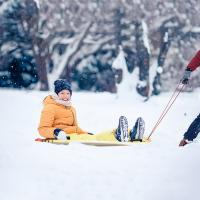 China Experience the Joy of Snow with Woowave Lightweight PE Core Foam Sled Kids Snowboard for sale