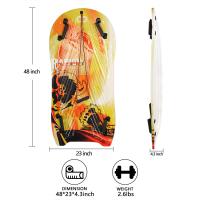 China Experience the Joy of Snow with Woowave Lightweight PE Core Foam Sled Kids Snowboard for sale