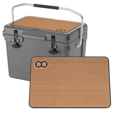 China Grey Wood Color Custom Marine EVA Foam Cooler Traction Pad for Cooler Box Mat Camping for sale