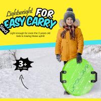 China Round 21'' Snow Scooter for Kids Customized Winter Sports Sledding EVA Foam Sleds for sale