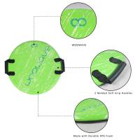 China Round 21'' Snow Scooter for Kids Customized Winter Sports Sledding EVA Foam Sleds for sale