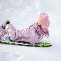 China Rider Weight 180-200lbs 36 Inch Durable XPE Foam Snow Sled for Winter Outdoor Sport for sale