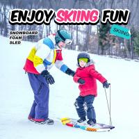 China XPE Snow Sled Christmas Sleigh Foam Snow Sleds for Kids Fun and Safe Winter Activity for sale