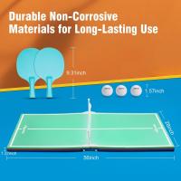 China Green Packge 2/ctn Floating Pingpong Table Tray for Water Sport Water Table Tennis for sale