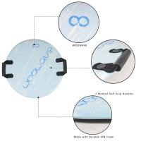 China Green PE Foam Core 21inch Round Snowboard for Child in Winter Outdoor Activities for sale