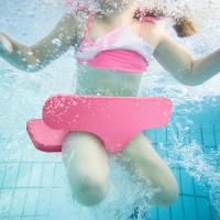 China Foldable Pink TPE Pool Floats for Kids Woowave Design Swimming Water Saddle Seat for sale