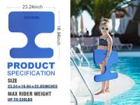 China Water Skiing Sport Type XPE Float Water Saddle Seat for Kids 23.24 x 16.94 x1.6inch for sale