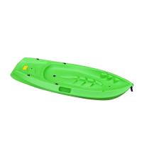 China Sit on Top Kayak Boat Canoe Fishing Rowing Boat for Kids Fishing Rod Holder Colors Blue for sale