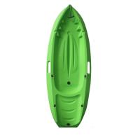 China Sit on Top Kayak Boat Canoe Fishing Rowing Boat for Kids Fishing Rod Holder Colors Blue for sale