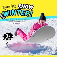 China 36inch Snow Sleds for Kids Ski Kid Snow Sledge with Two Handles Lightweight and PE Core for sale