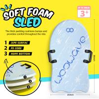 China 36inch Snow Sleds for Kids Ski Kid Snow Sledge with Two Handles Lightweight and PE Core for sale