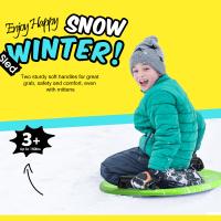 China Soft Foam Sled Round Shape 21inch Ski Kid's Scooters Snow Sleds for Kids Snowboard for sale