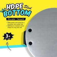 China Soft Foam Sled Round Shape 21inch Ski Kid's Scooters Snow Sleds for Kids Snowboard for sale